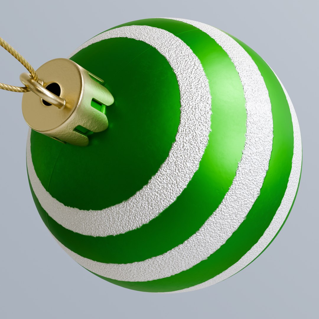 Christmas Balls Ornament 2 3D - TurboSquid 2315437
