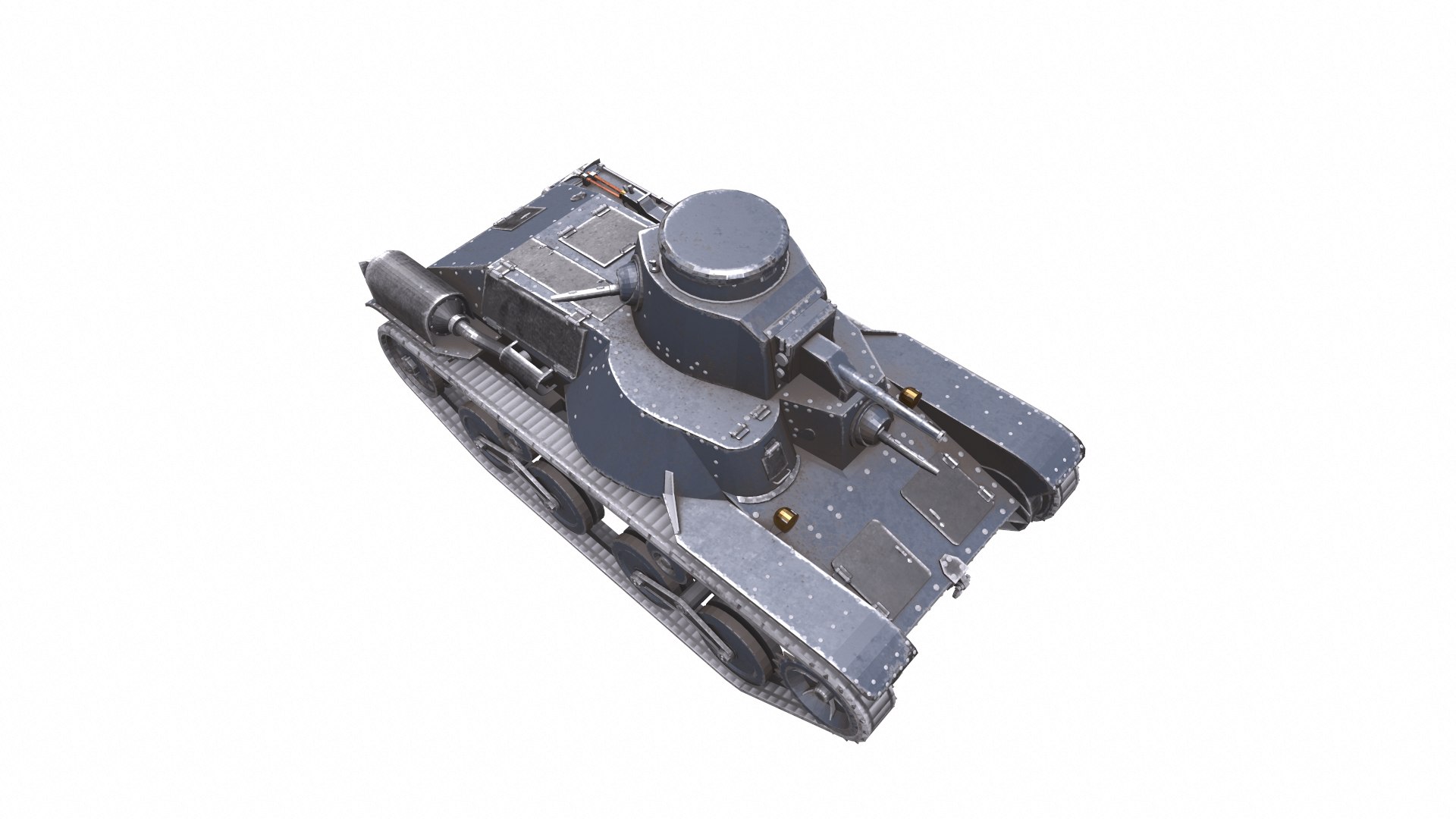 Type 95 Ha-go Japanese 3D Model - TurboSquid 1483375