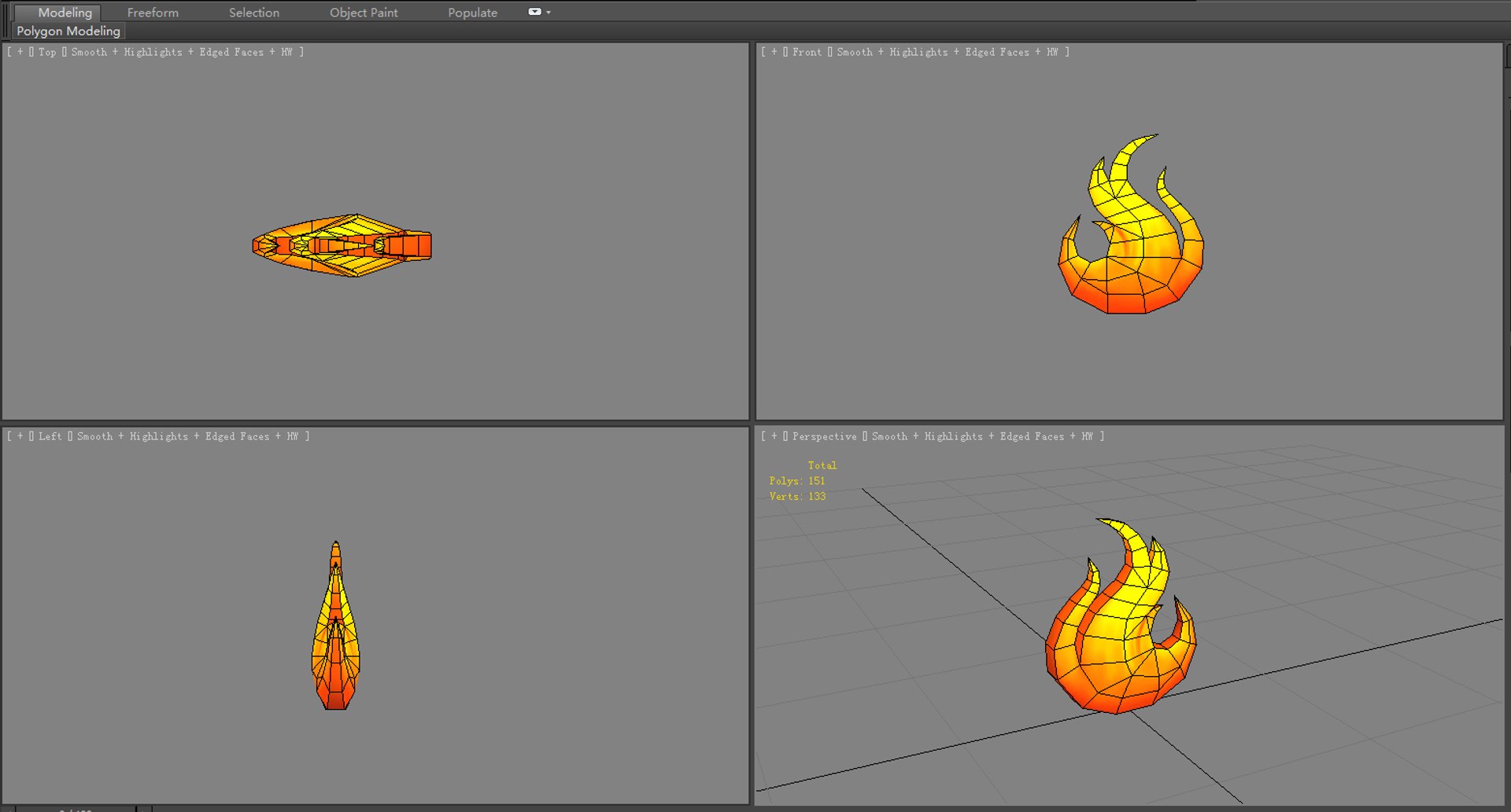 3D Fire Element - TurboSquid 1664046