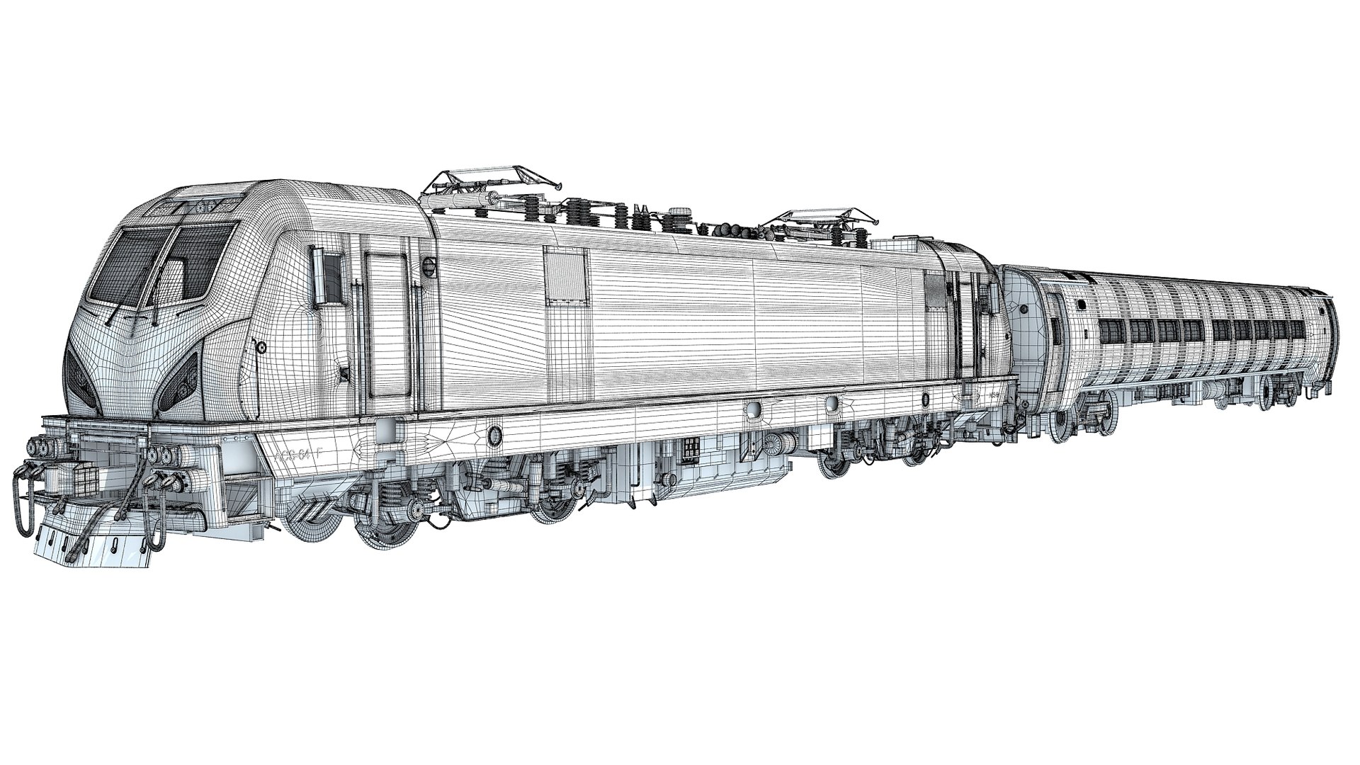 3D locomotive acs-64 passenger - TurboSquid 1664156