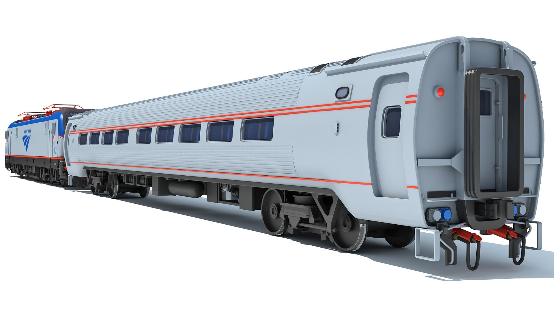 3D Locomotive Acs-64 Passenger - TurboSquid 1664156