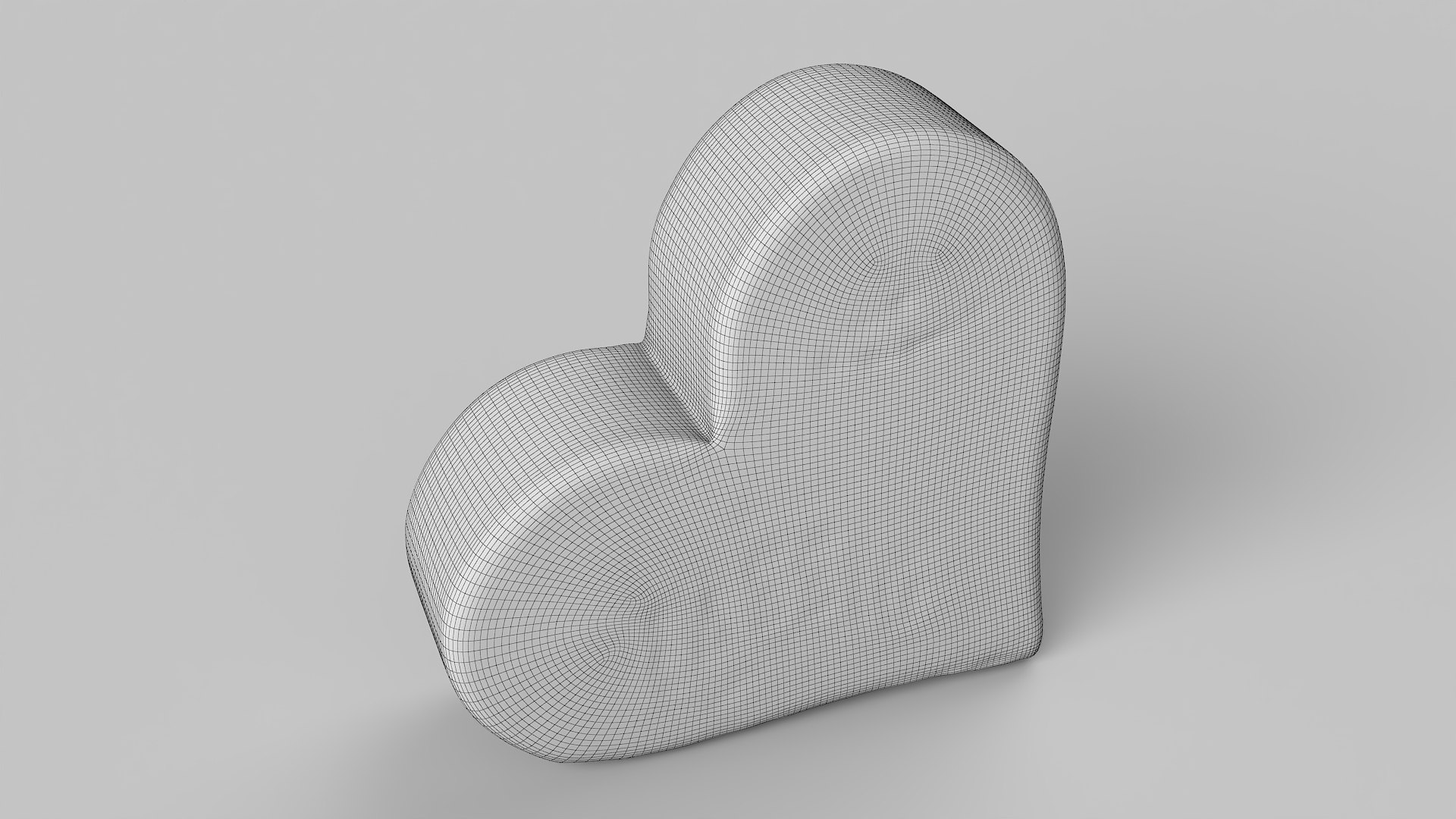 3D Deco 05 Wooden Heart - TurboSquid 2101007