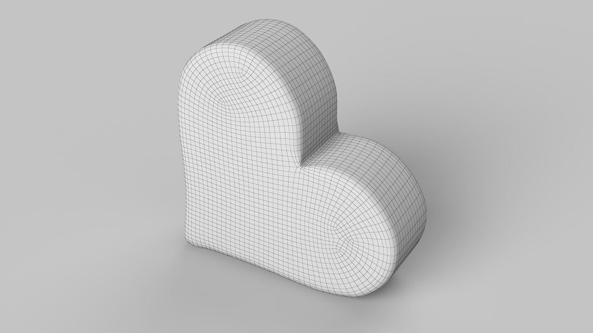 3D Deco 05 Wooden Heart - TurboSquid 2101007