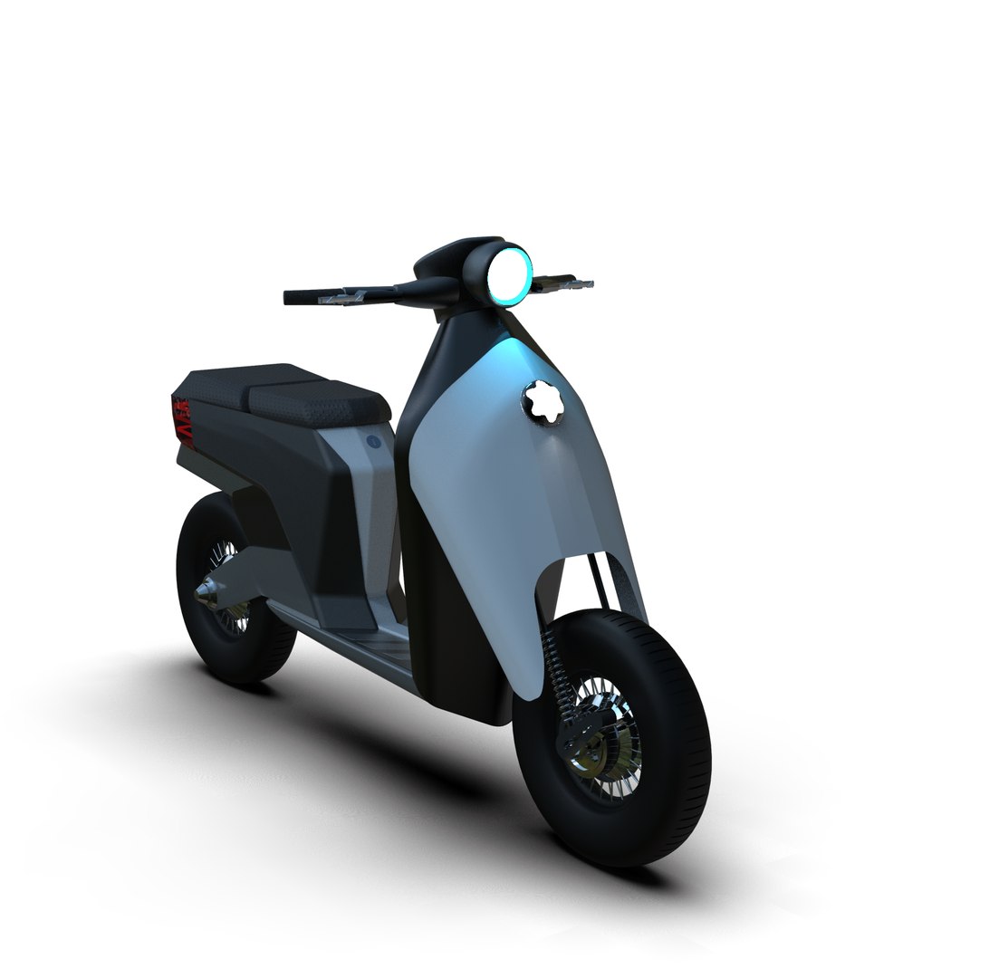 Scooter 3D Model - TurboSquid 2060485