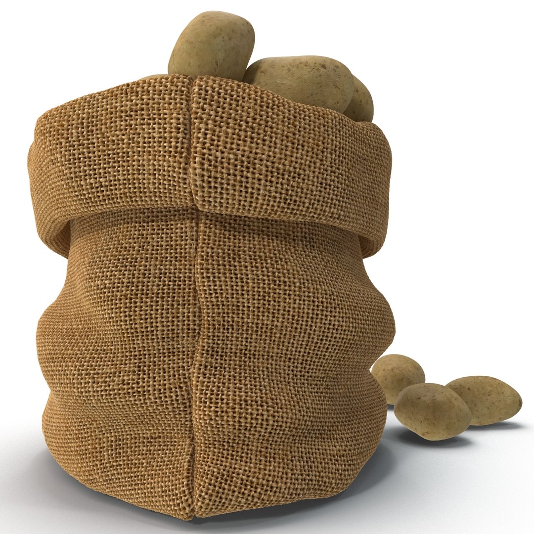 3d Model Sack Potatoes