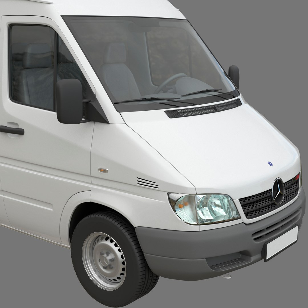 3D Model Mercedes-Benz Sprinter Classic Minibus MWB - TurboSquid 1893220
