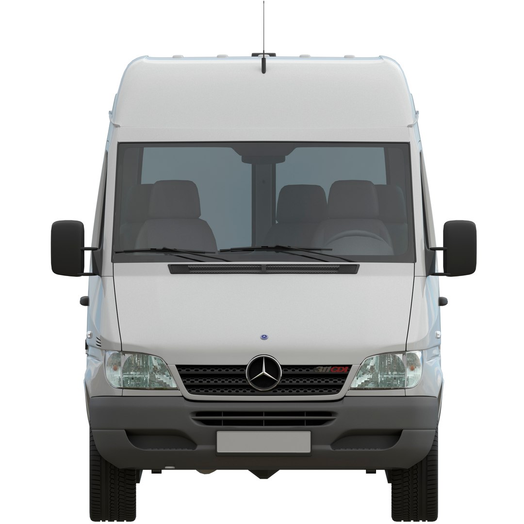 3D Model Mercedes-Benz Sprinter Classic Minibus MWB - TurboSquid 1893220