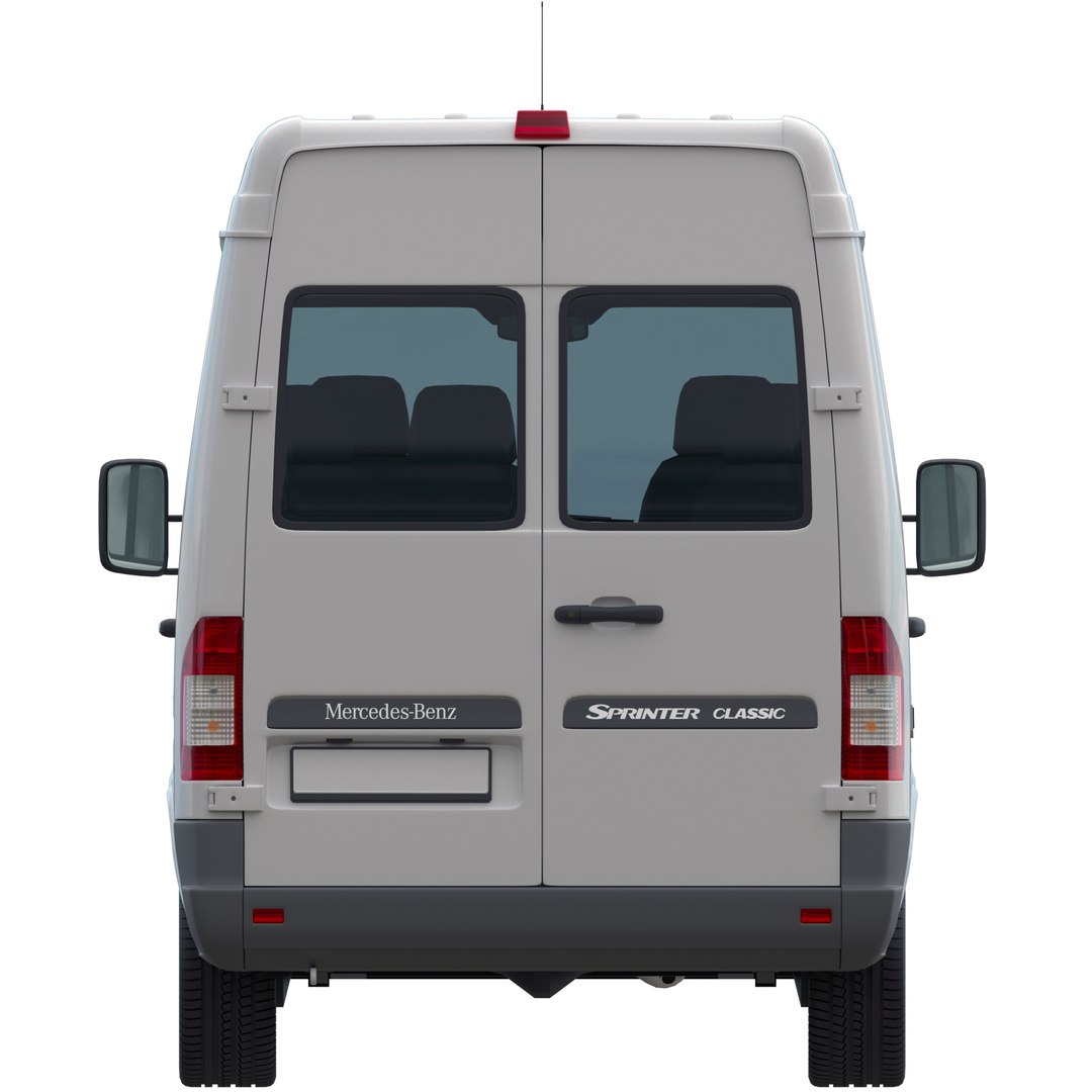3D Model Mercedes-Benz Sprinter Classic Minibus MWB - TurboSquid 1893220