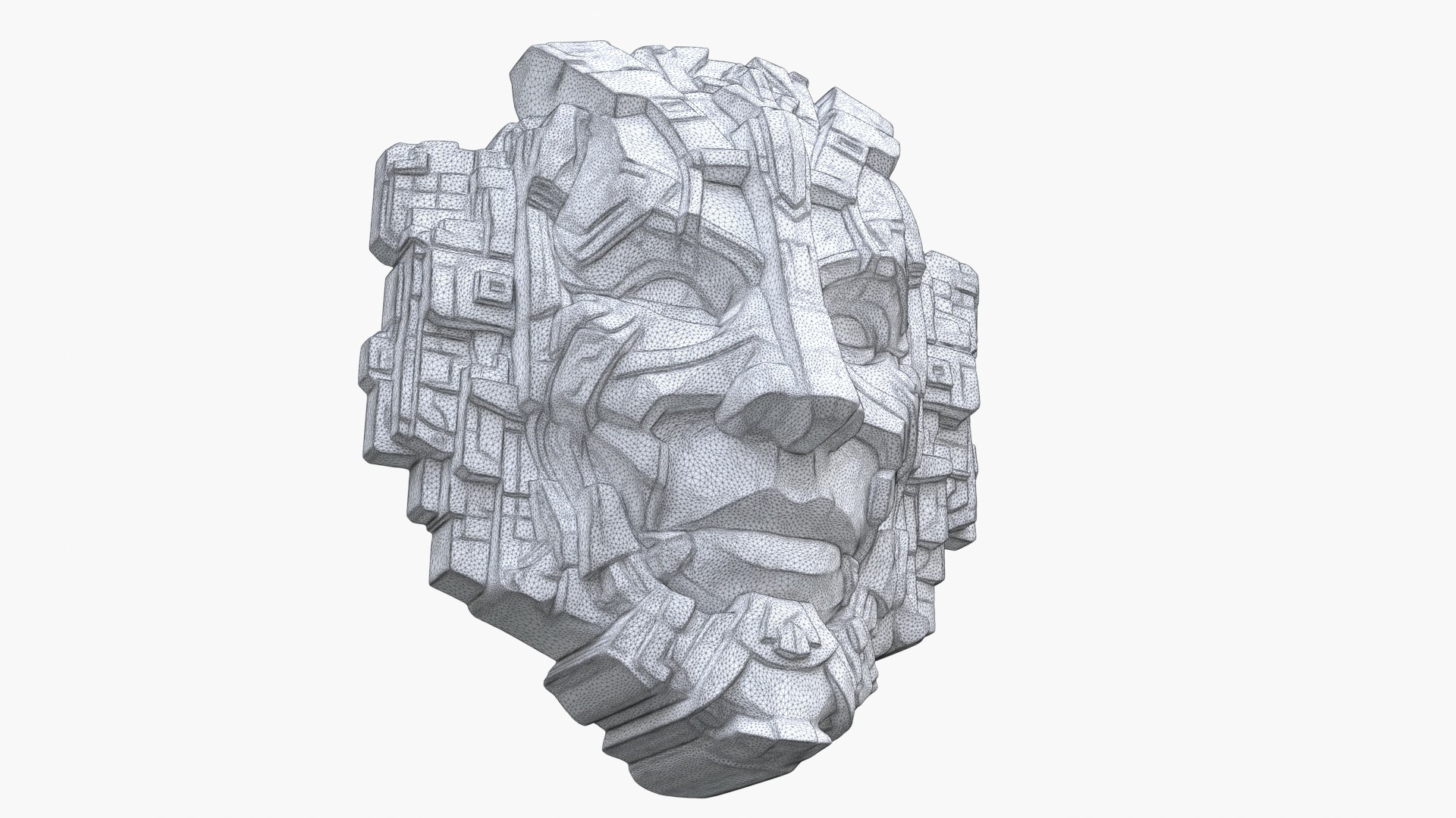 Aztec Masks 5 3D Model - TurboSquid 2188197