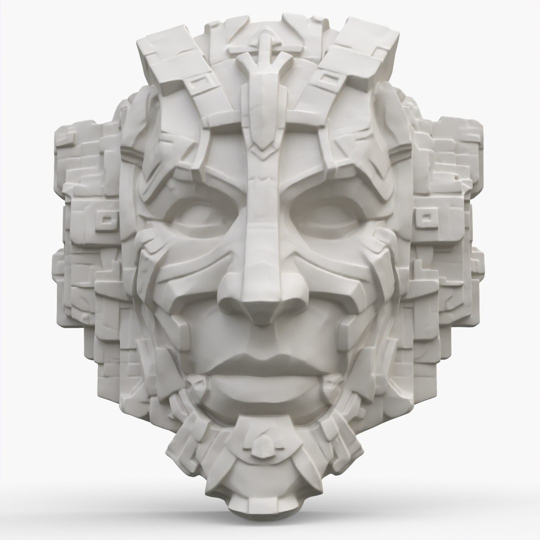 Aztec Masks 5 3D Model - TurboSquid 2188197