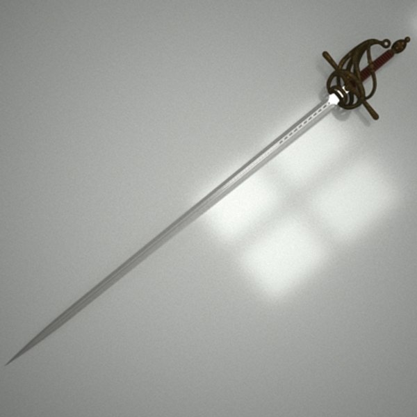 3d italian sword striscia