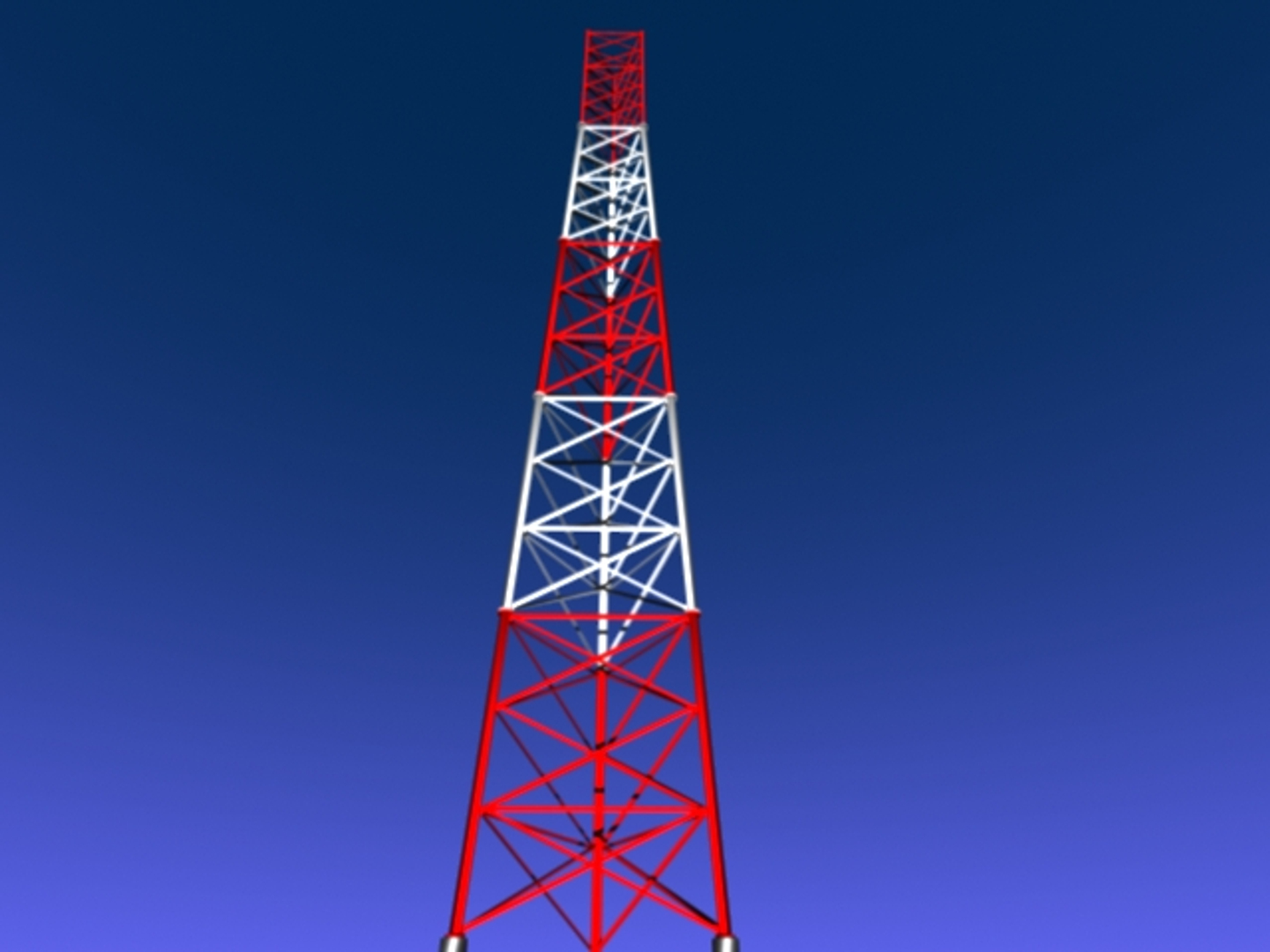 3d model radio tower