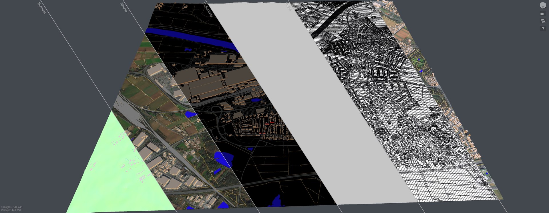 3D Cityscape Russelsheim Germany model - TurboSquid 1829241