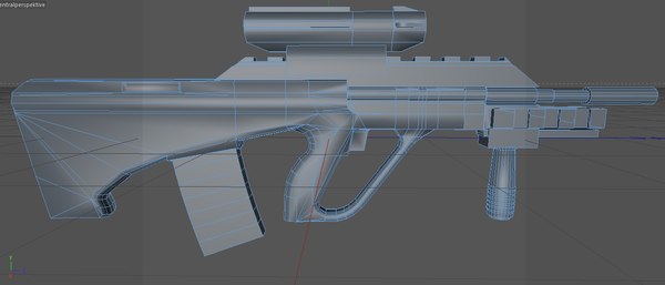 3d model steyr aug a3