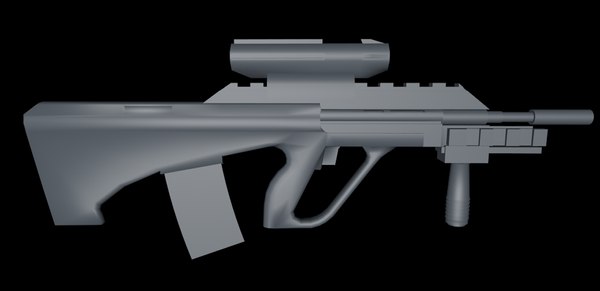 3d model steyr aug a3