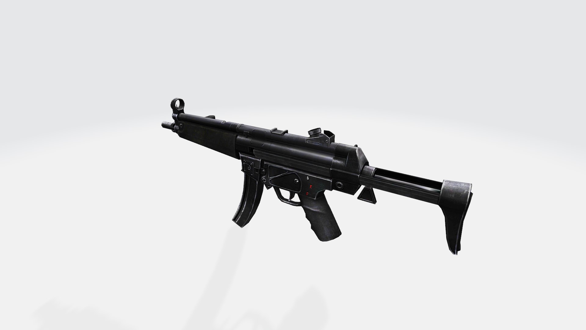 3D Weapon SMG Thompson Vector VSS UMP CG15 MP5 MP40 P90 Model ...