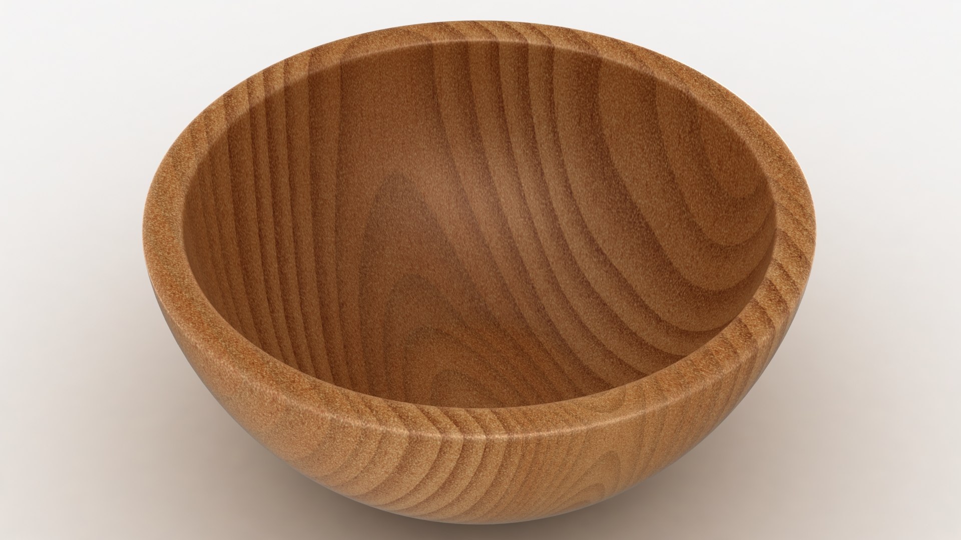 3D Realistic Wooden Bowl 01 - TurboSquid 1591496