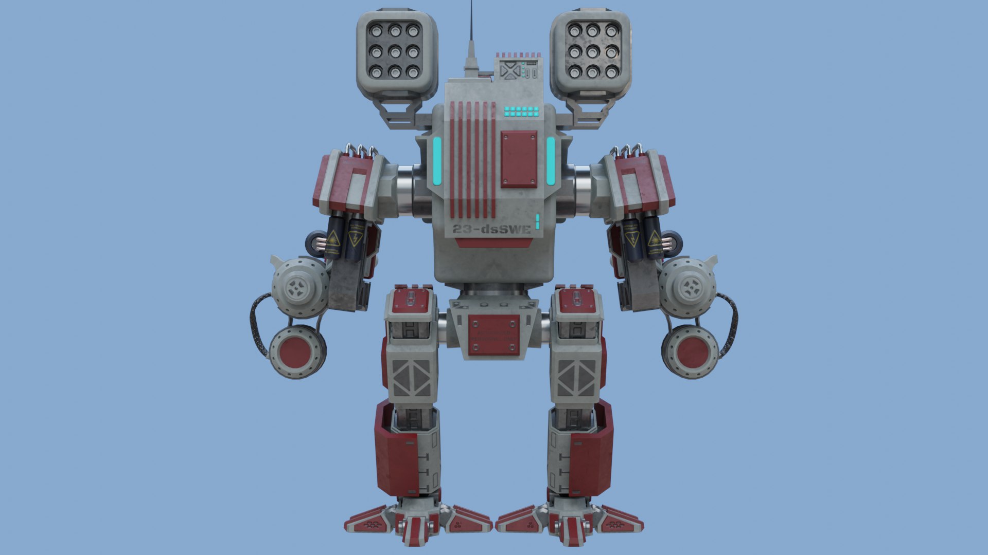 3D MECH V-2 Model - TurboSquid 1740664