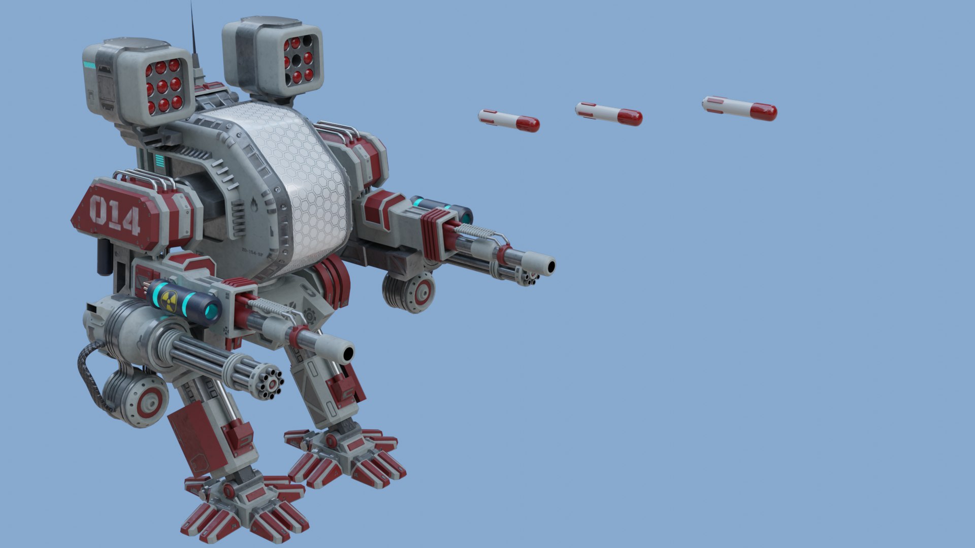 3D MECH V-2 Model - TurboSquid 1740664