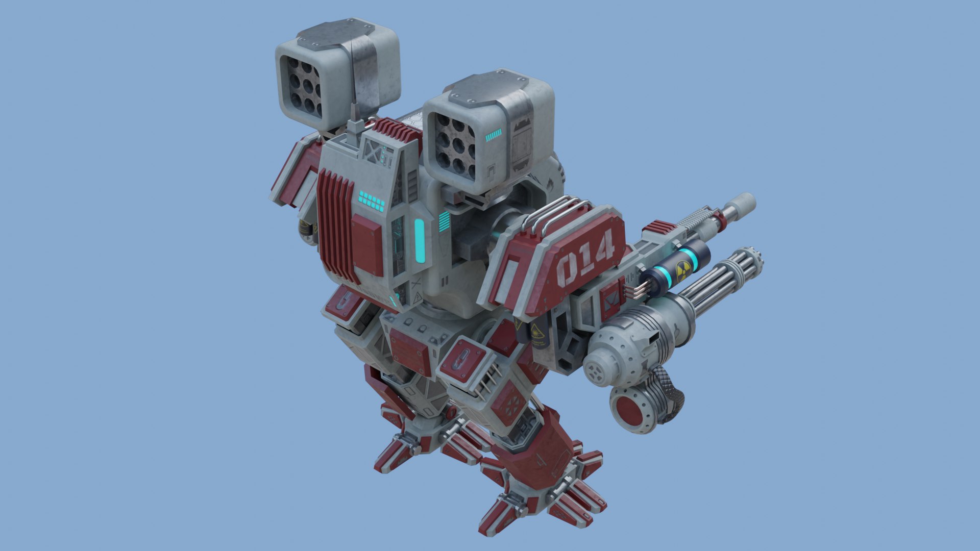 3D MECH V-2 Model - TurboSquid 1740664