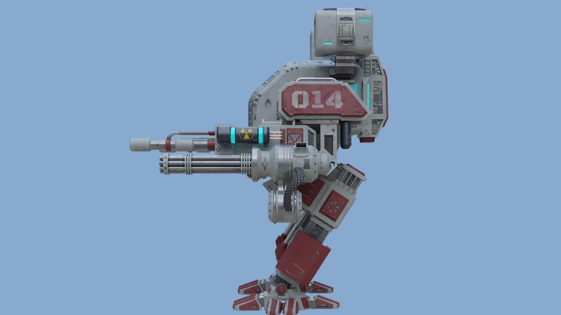 3D MECH V-2 Model - TurboSquid 1740664