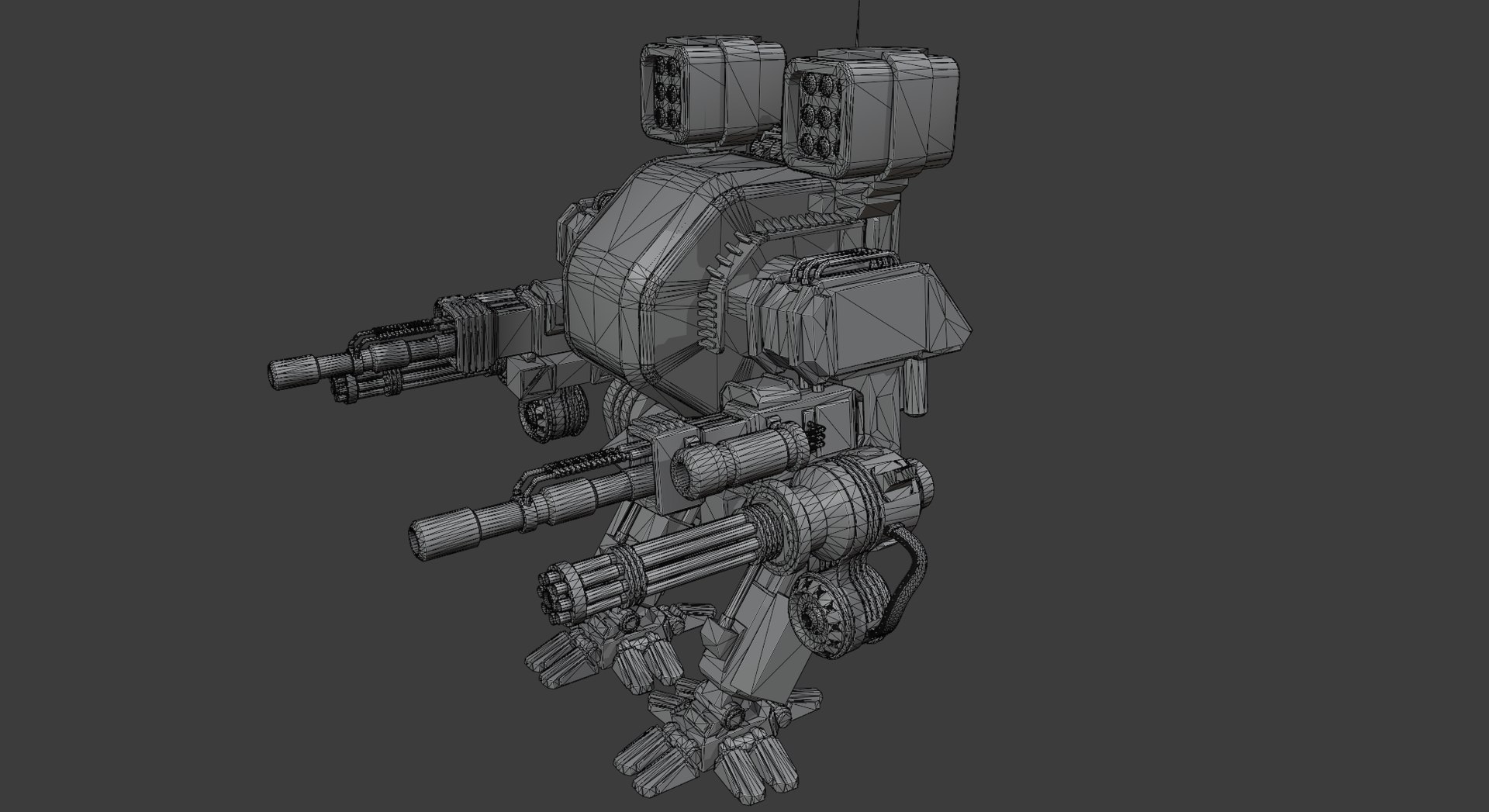 3D MECH V-2 Model - TurboSquid 1740664