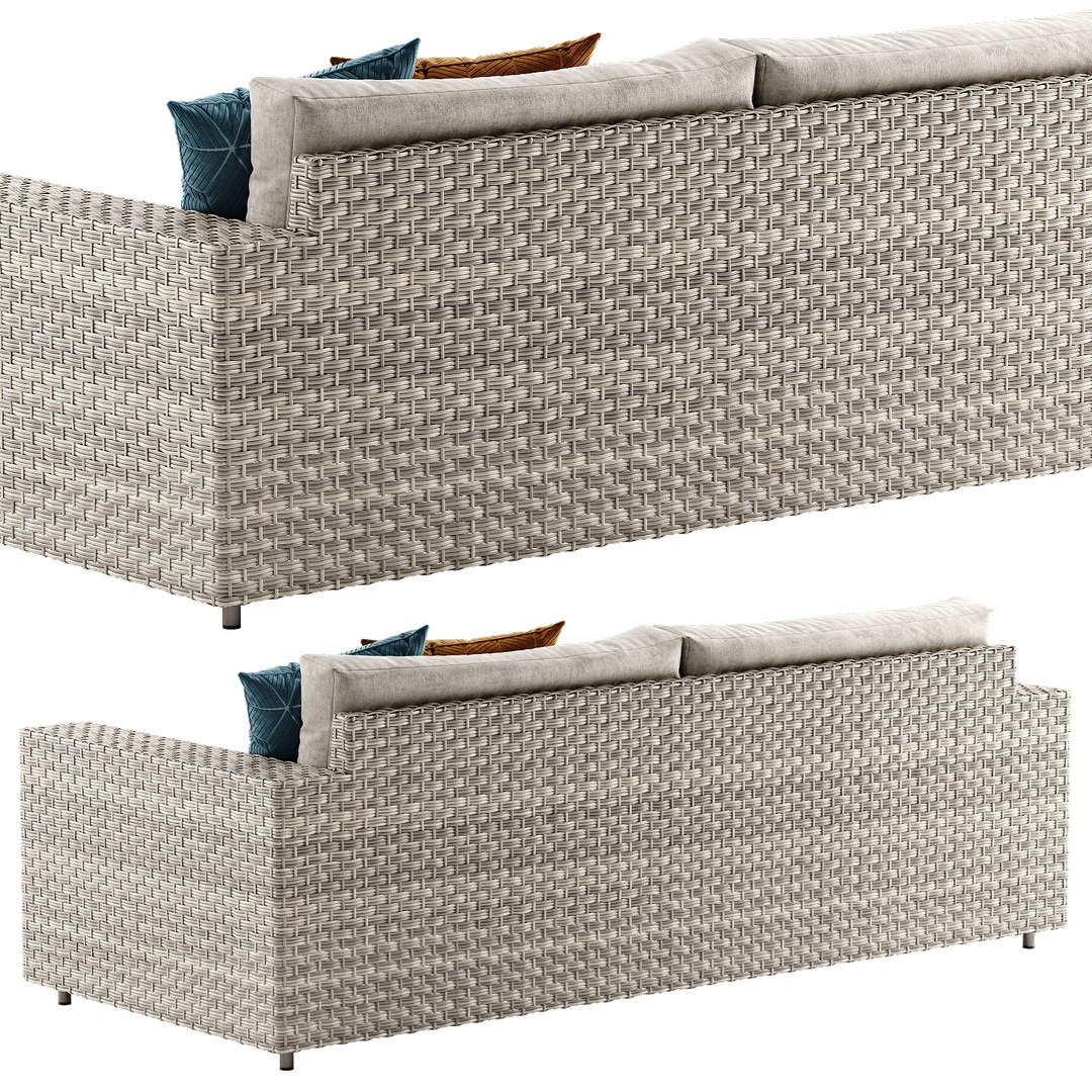 Outdoor Sofa 3D - TurboSquid 1629092