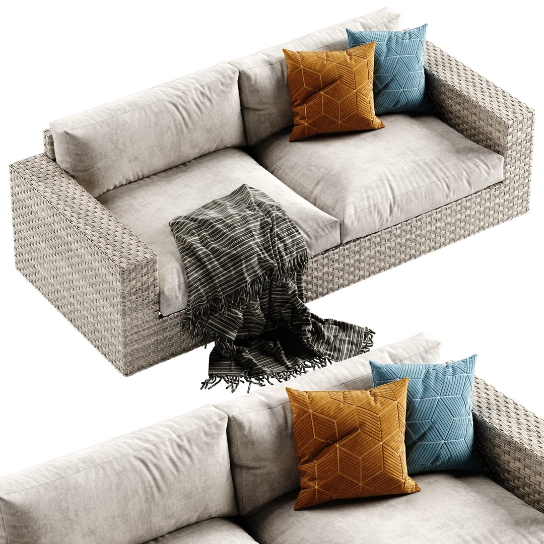 Outdoor Sofa 3D - TurboSquid 1629092