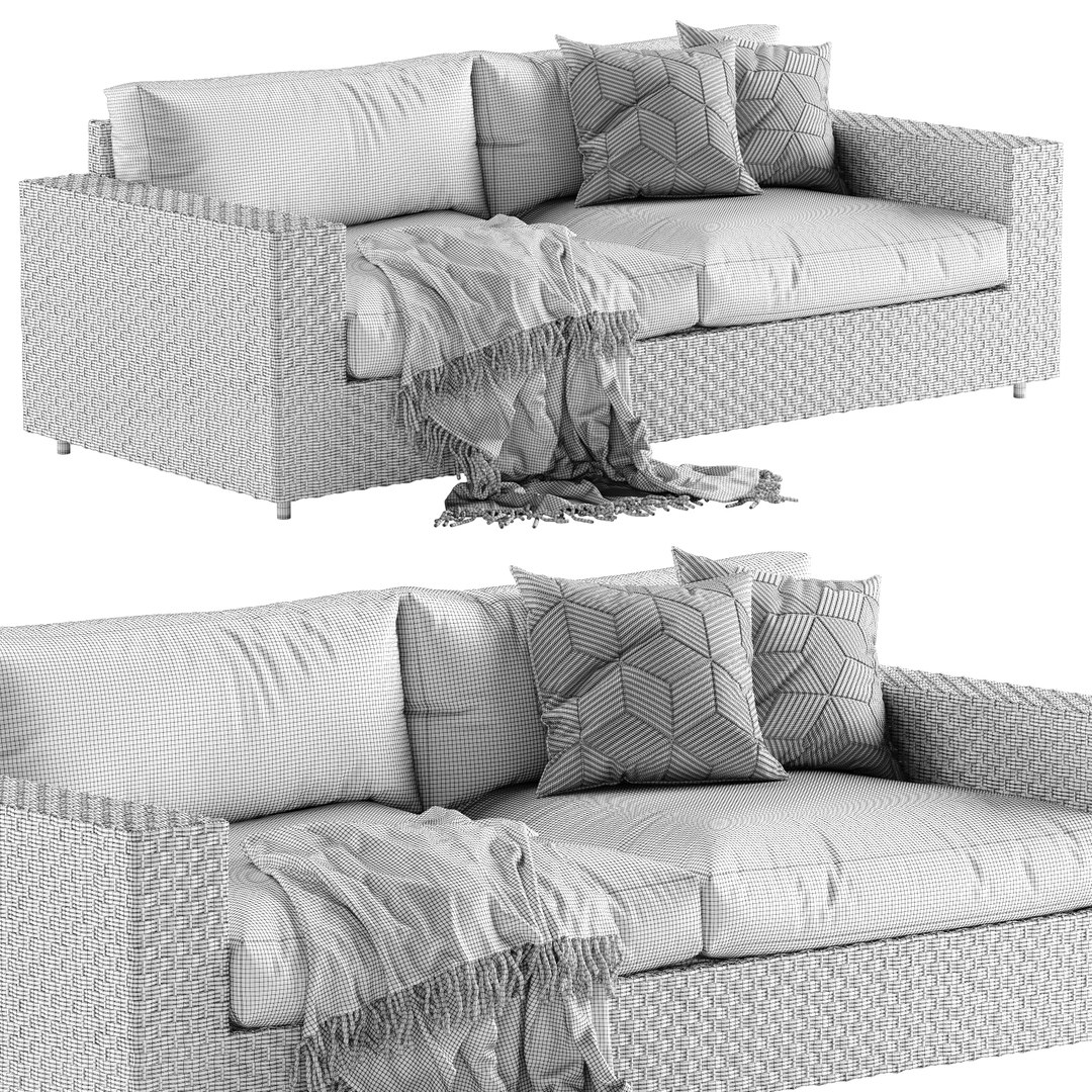 Outdoor Sofa 3D - TurboSquid 1629092