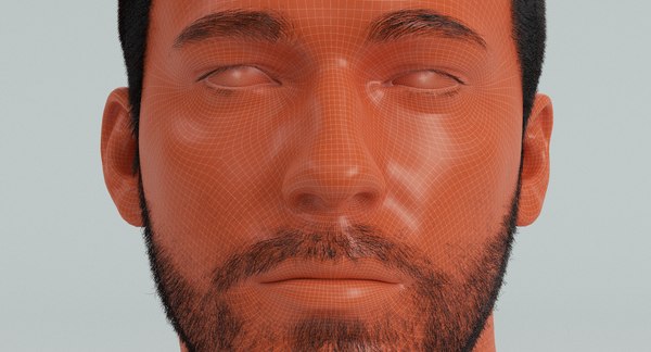 modelo 3d Marcus Buzz cut PBR Real Human Head - TurboSquid 1720422
