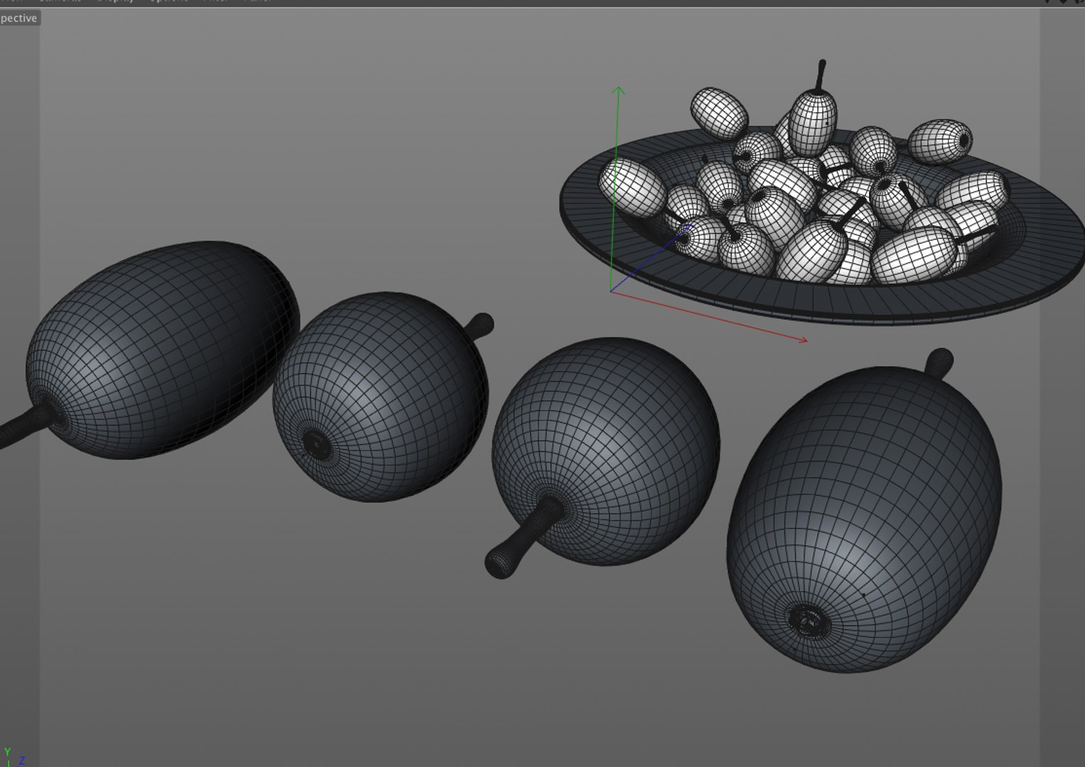 Fruits model - TurboSquid 1541561