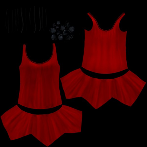 3D Flapper Dress - TurboSquid 1904364