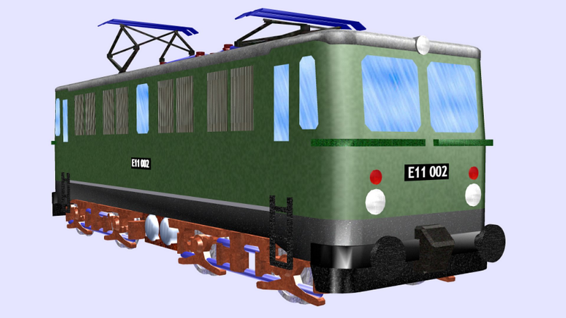 3D class e11 electric locomotive model - TurboSquid 1707669