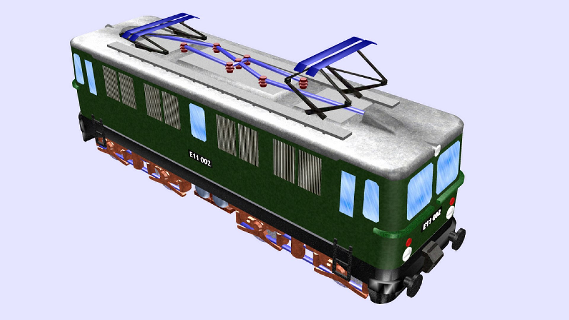 3D class e11 electric locomotive model - TurboSquid 1707669