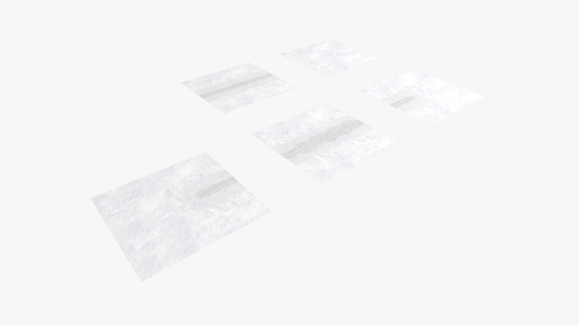 Old Runway Modules - Snow Model - TurboSquid 2228234