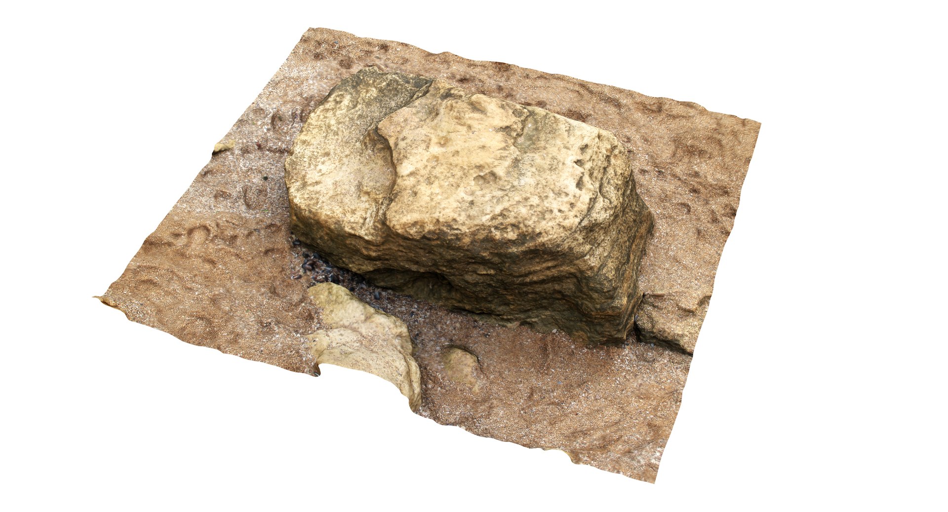 Small Limestone Sand 3D Model - TurboSquid 1233342