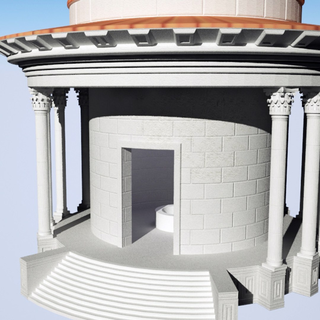 3d roman villa rustica