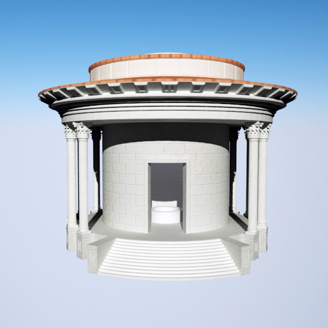 3d roman villa rustica