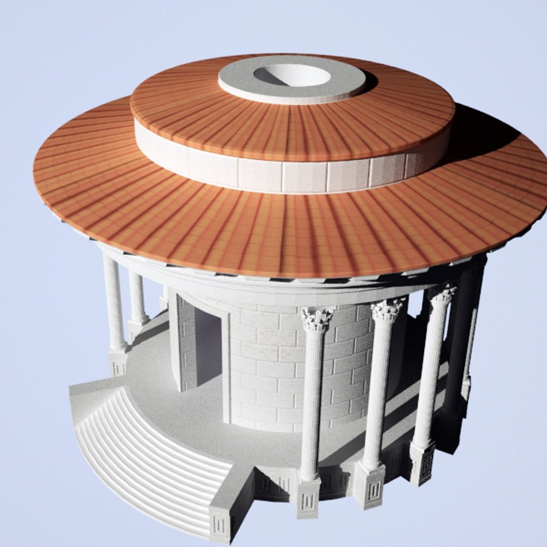 3d roman villa rustica