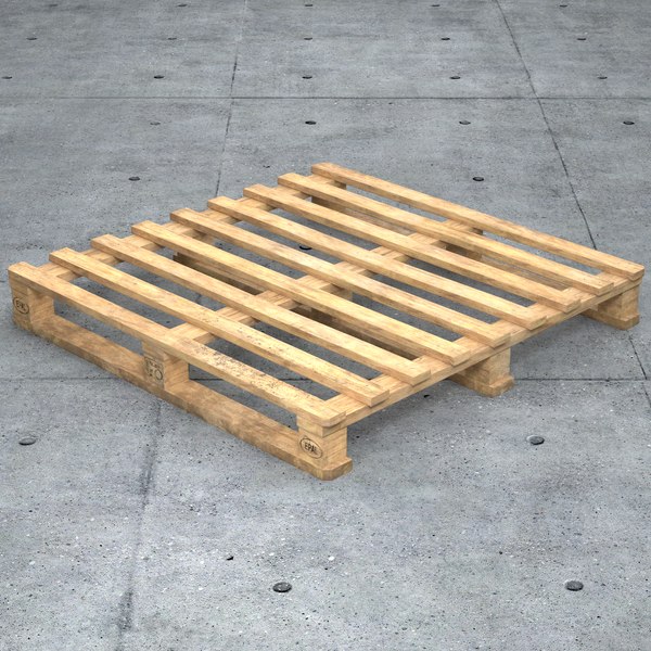 Wooden pallet model - TurboSquid 2050268