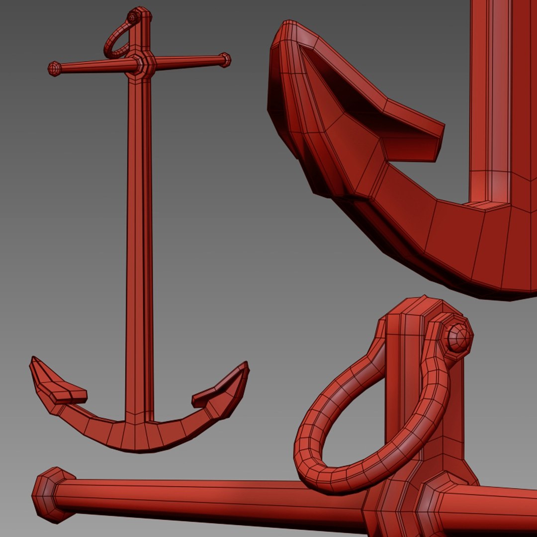 Ship Anchor Model - TurboSquid 2018840
