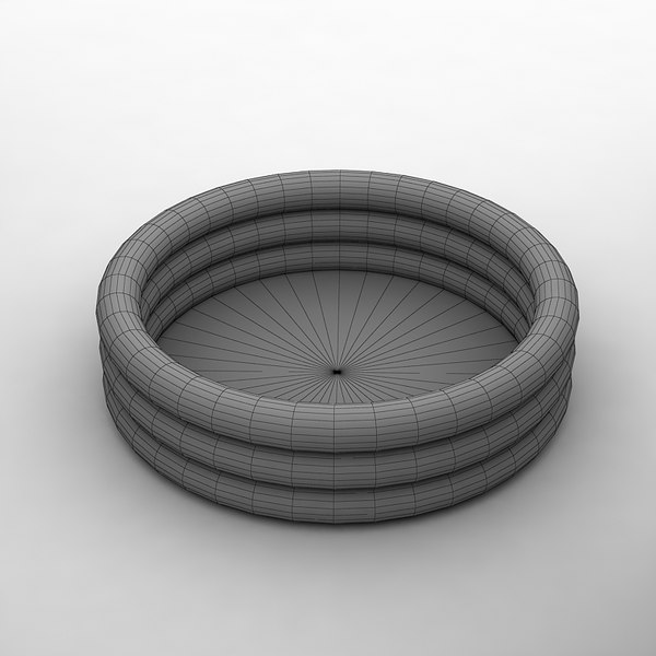 3d model inflatable pool