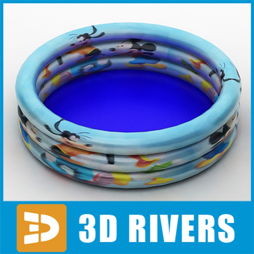 3d model inflatable pool