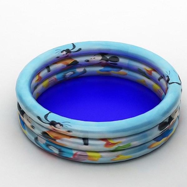 3d model inflatable pool