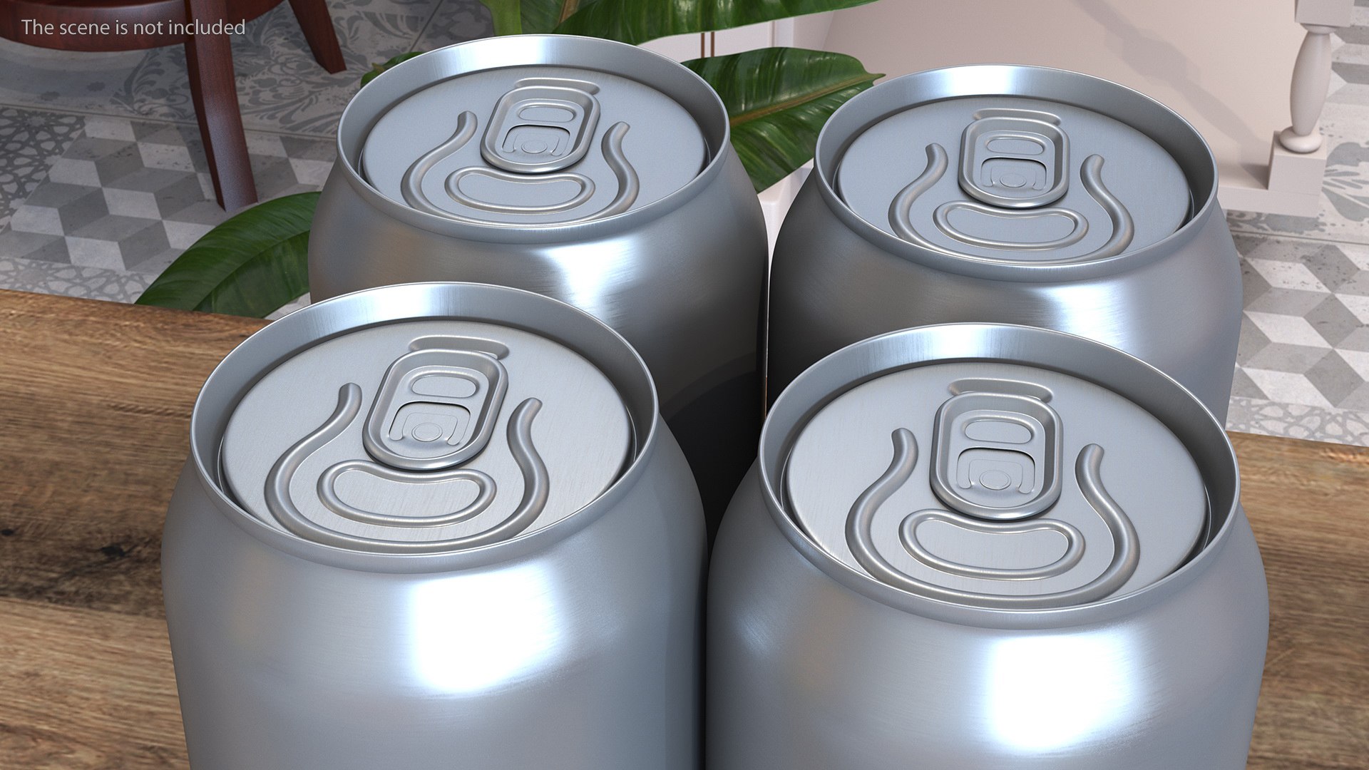 3D Paperboard 4 Pack Beer Can Carrier - TurboSquid 2136778