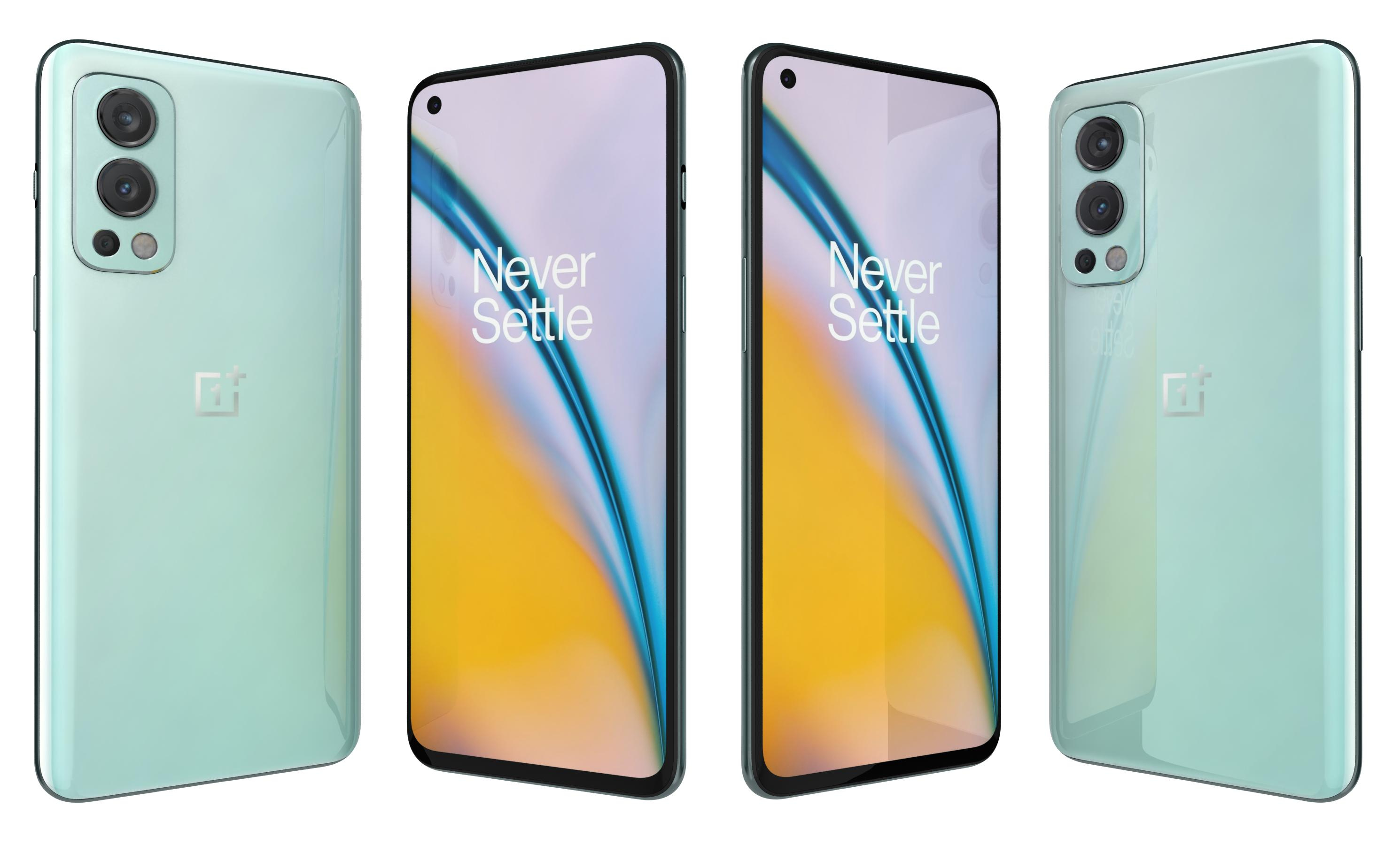 OnePlus Nord 2 5G Blue Haze model - TurboSquid 1771238