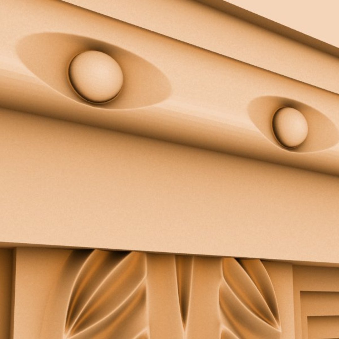 3d Interior Cornice Molding Model