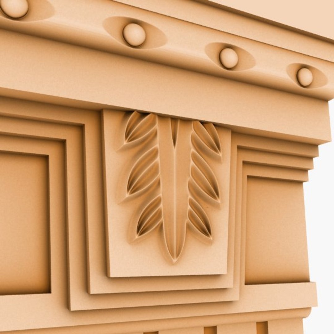 3d Interior Cornice Molding Model