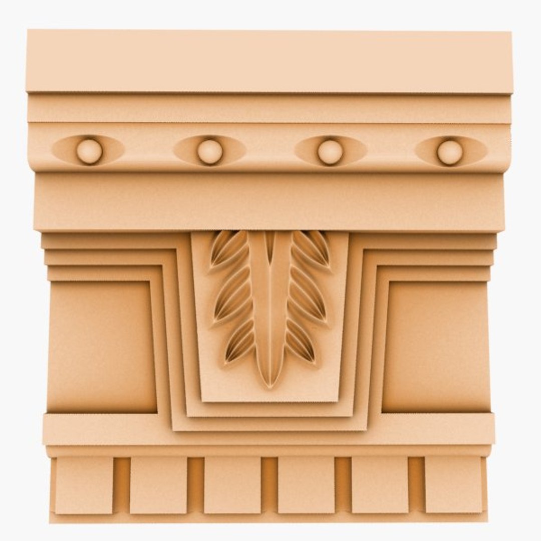 3d Interior Cornice Molding Model
