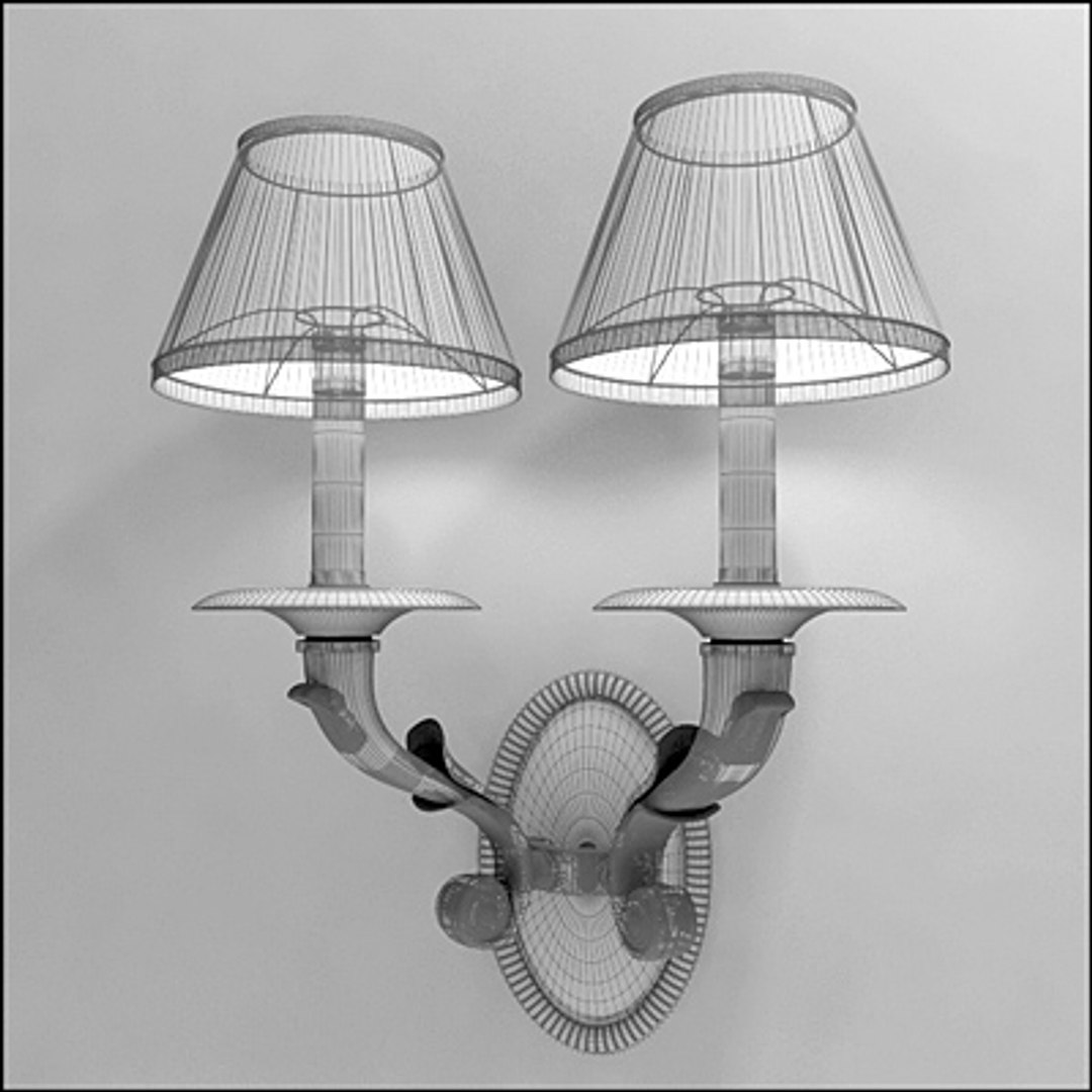 Classic Lamp Lights 3d Model